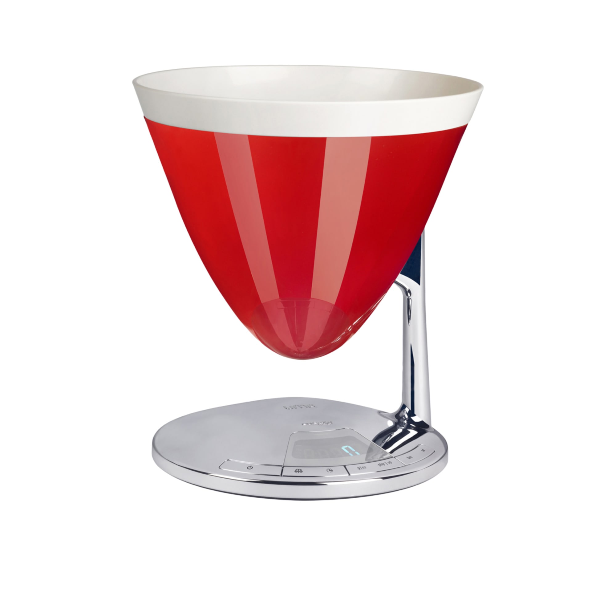 Bugatti Uma Kitchen Scale 3kg Red | Kitchen Warehouse™