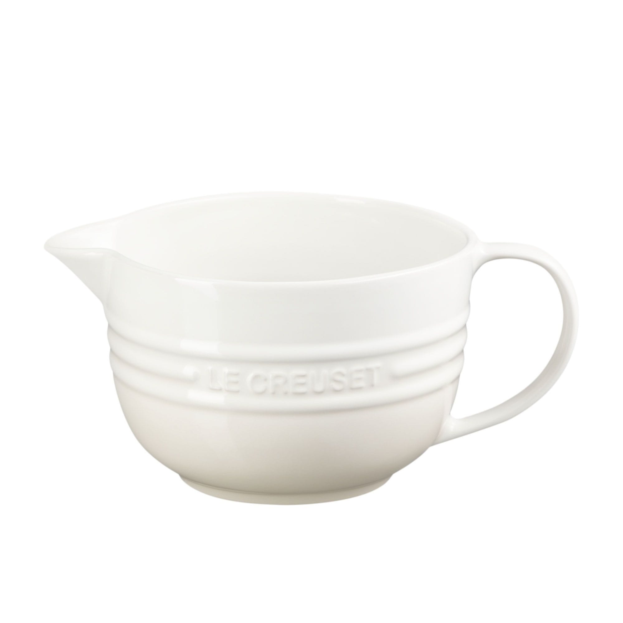 Le Creuset Stoneware Mixing Jug 17cm - 2L Meringue | Kitchen Warehouse™