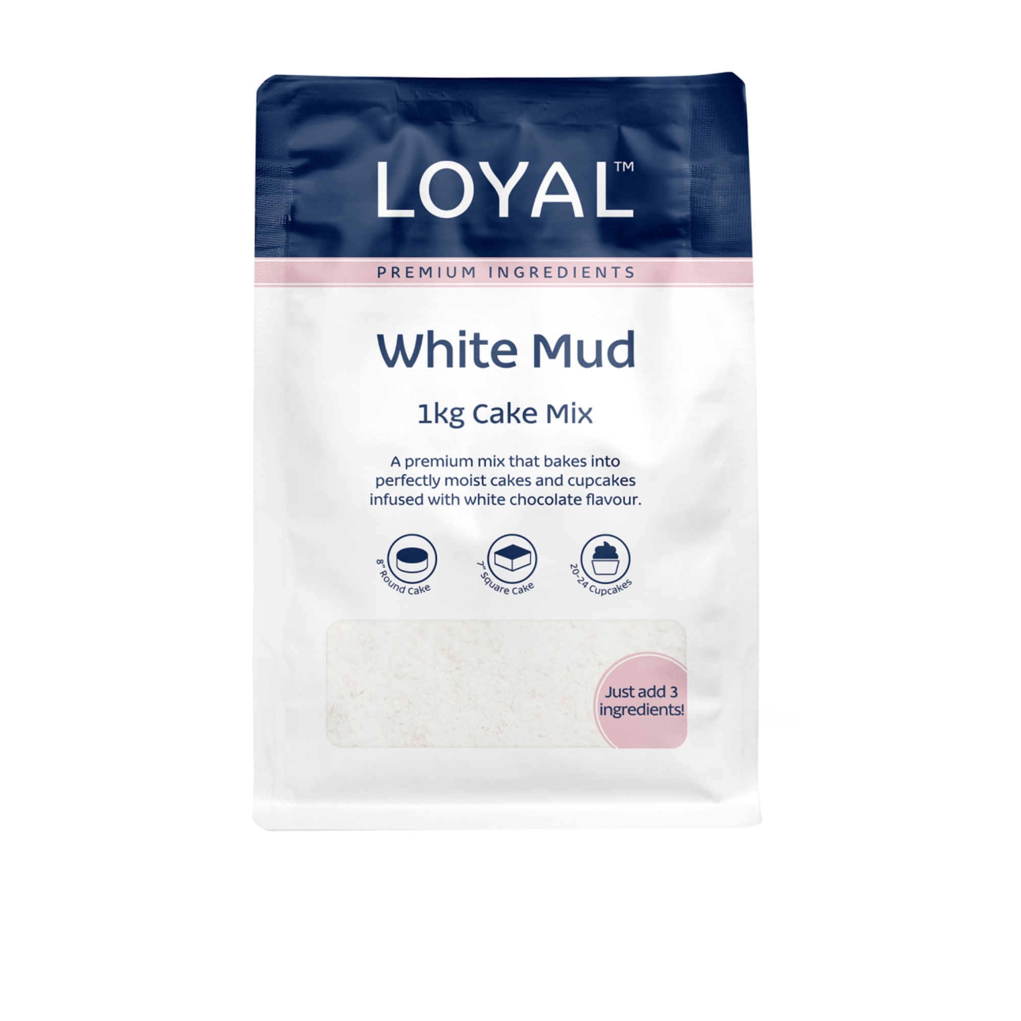 Loyal White Mud Cake Mix 1kg | Kitchen Warehouse™