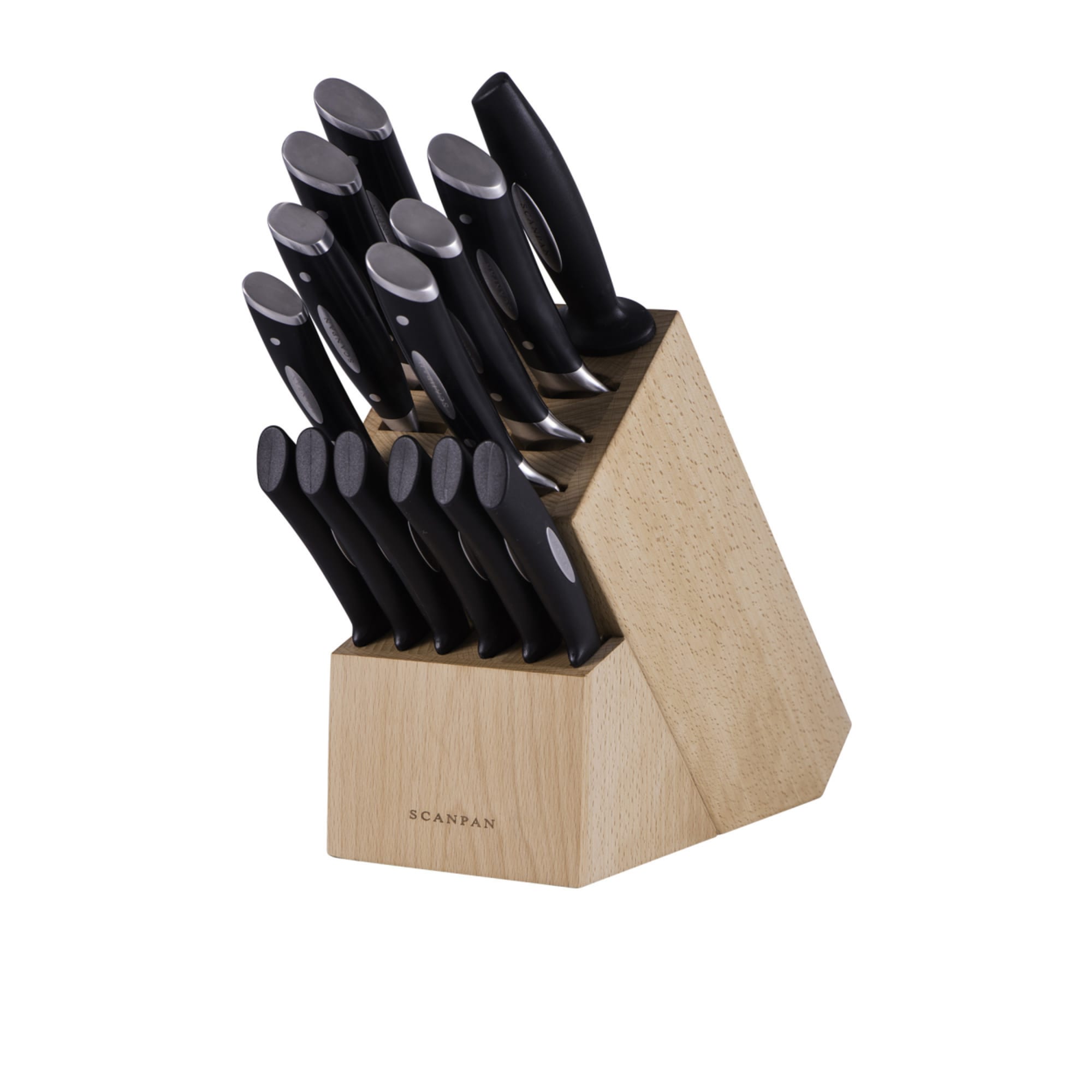 Scanpan Classic 15pc Knife Block Set | Kitchen Warehouse™