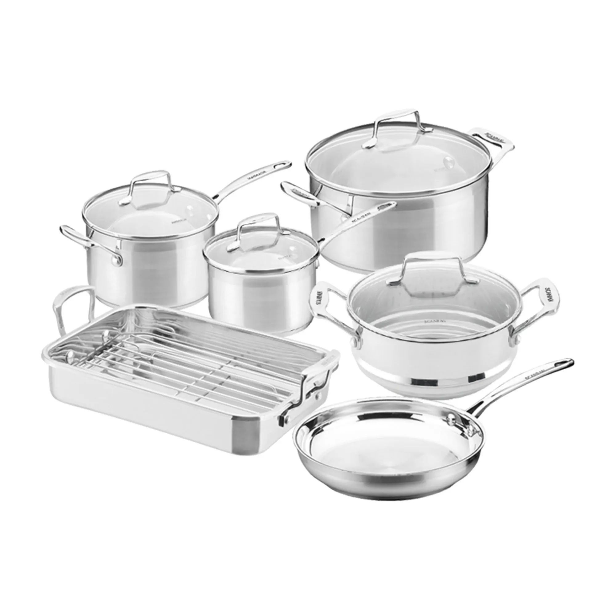 Scanpan Impact 6pc Cookware + Roaster| Kitchen Warehouse™